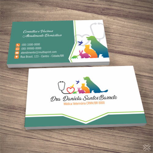 Cartão de Visita Veterinário 30101 - MultixPrint
